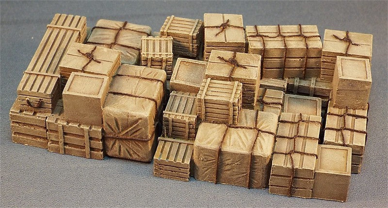 3 Interlocking piles of Assorted Crates – Skytrex