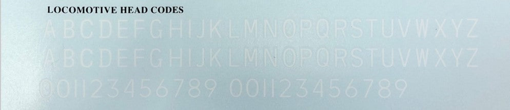 Locomotive Head Codes Decal – Skytrex