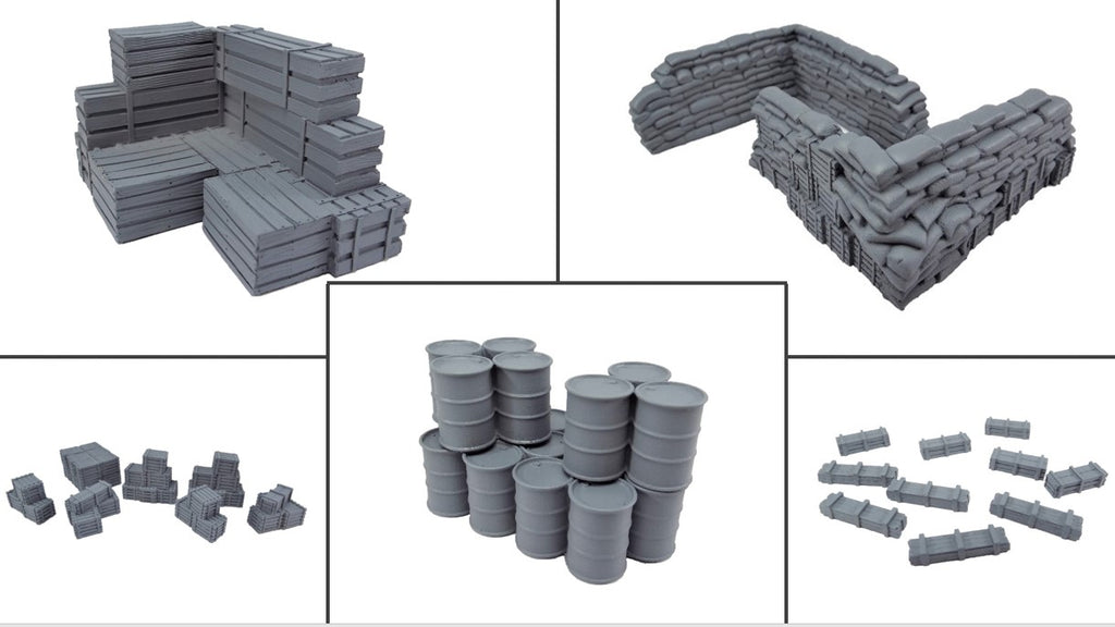 Scenic Bundle - Boxes, Barrels & Barricades – Skytrex